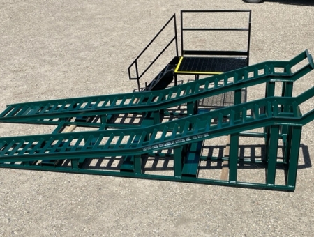 Heavy-Duty Wash Ramps for Industrial Vehicle Cleaning - Enviro-Pads