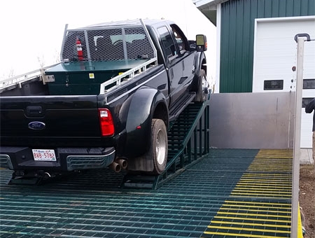 Heavy-Duty Wash Ramps for Industrial Vehicle Cleaning - Enviro-Pads